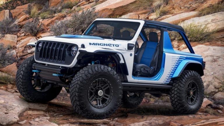 Wrangler Rocket: Jeep Magneto Blasts to 60 in Under 2 Sec.