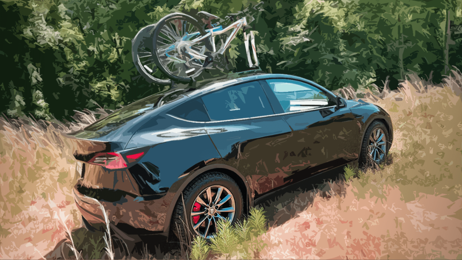 T Sportline Goes Overland in an 'Aspen Charged' Tesla Model Y