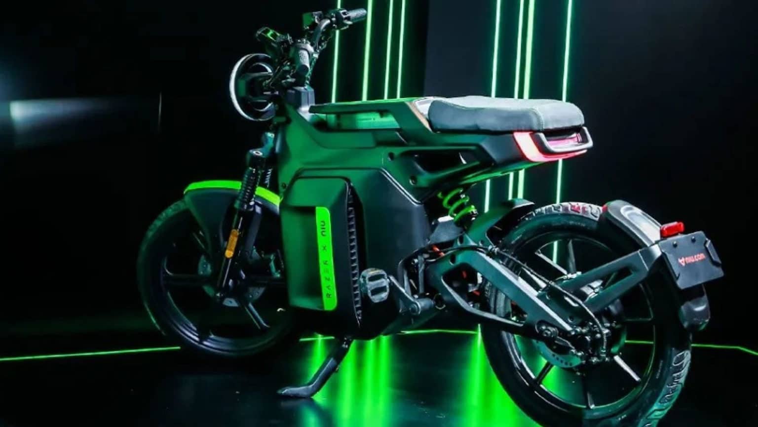 Razer x NIU SQi Electric Motorcycle Bows in Beijing