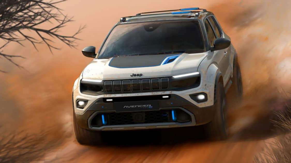 Electric Jeep Avenger 4x4 Revealed in Paris