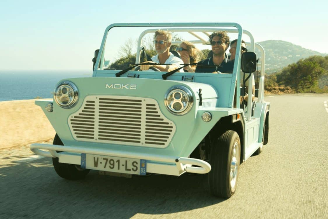 Reborn Mini Moke Arrives in America as a Beach-y EV