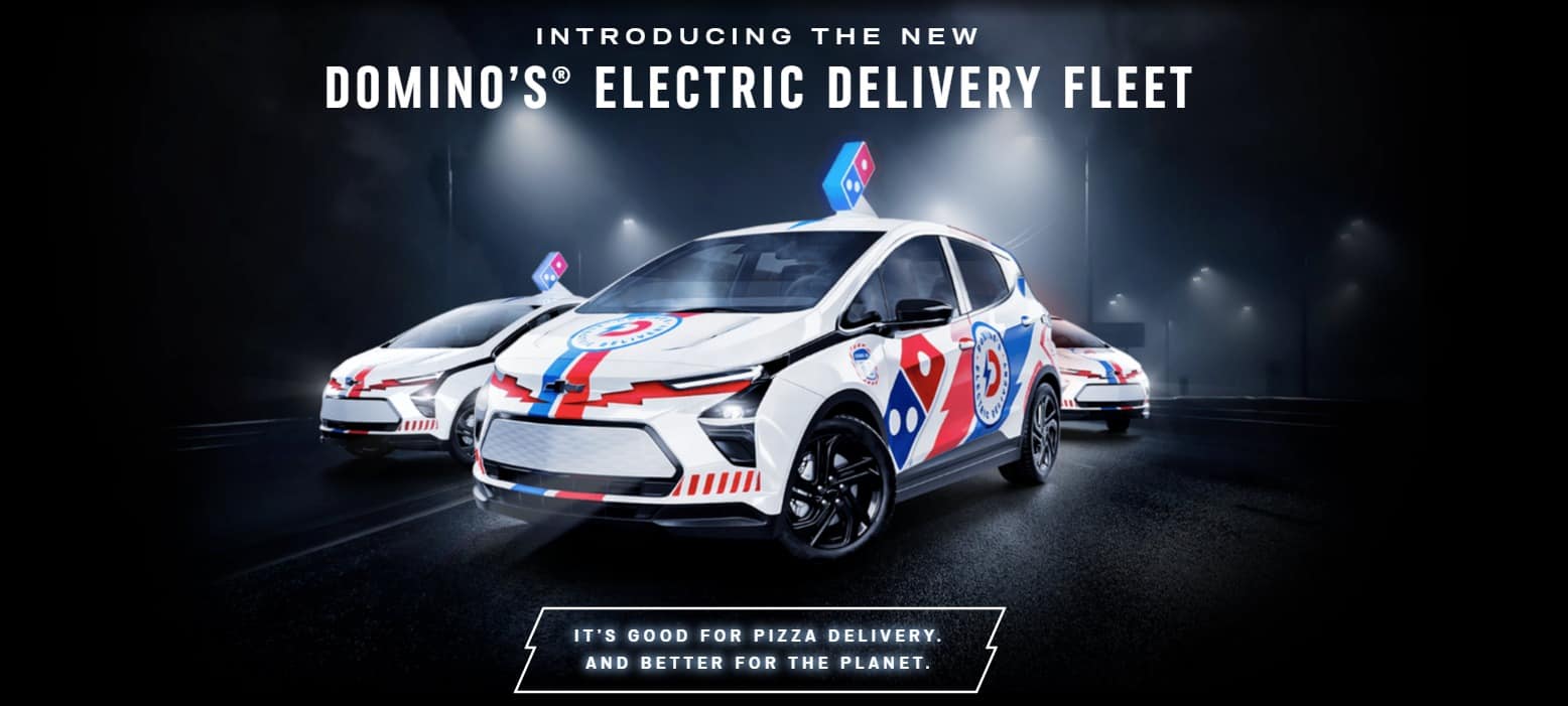 Domino's Adding Over 1,100 Chevy Bolt EVs to Delivery Fleet