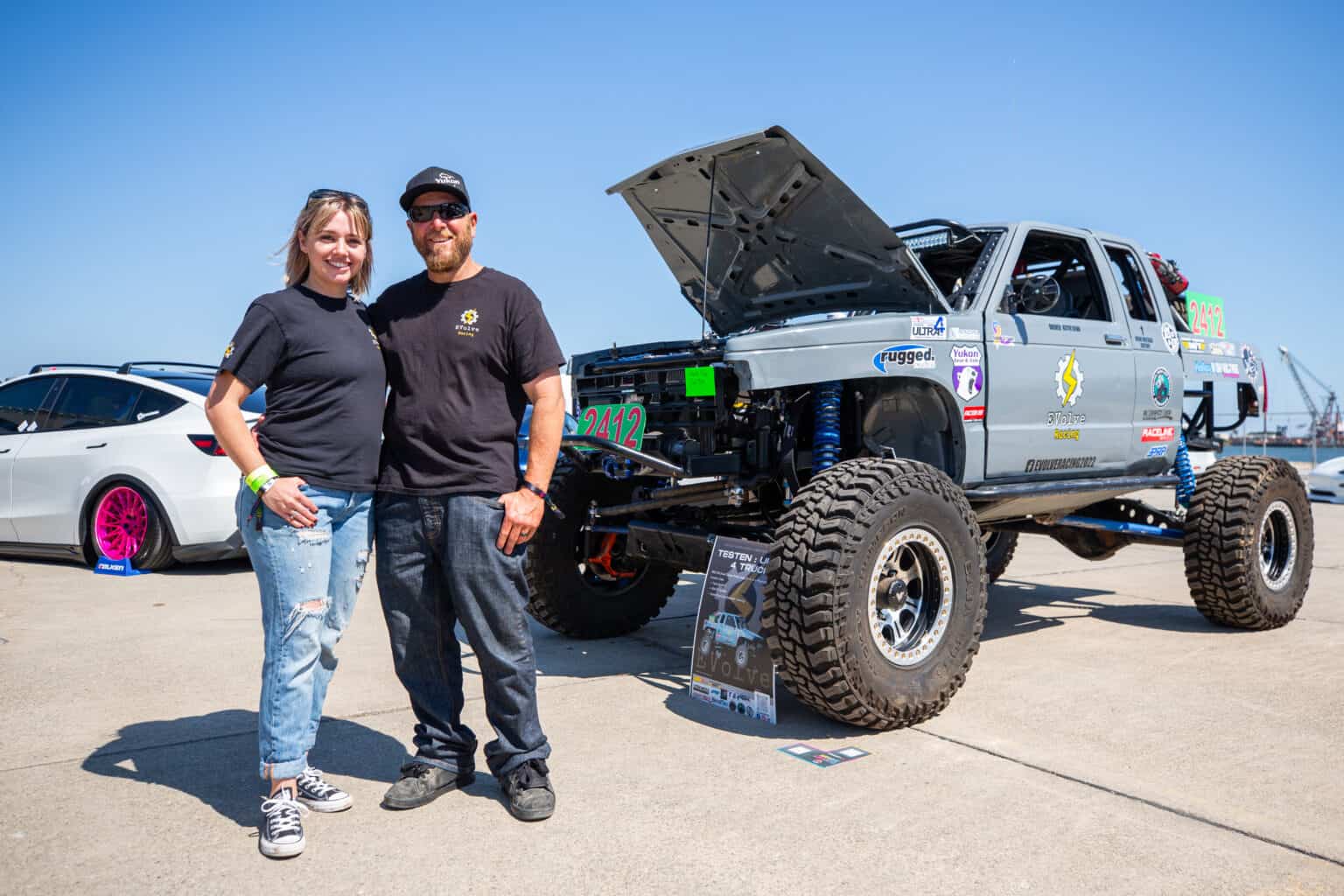 1983 Chevy S10 Tesla Swapped EV Truck Claims Dual Awards