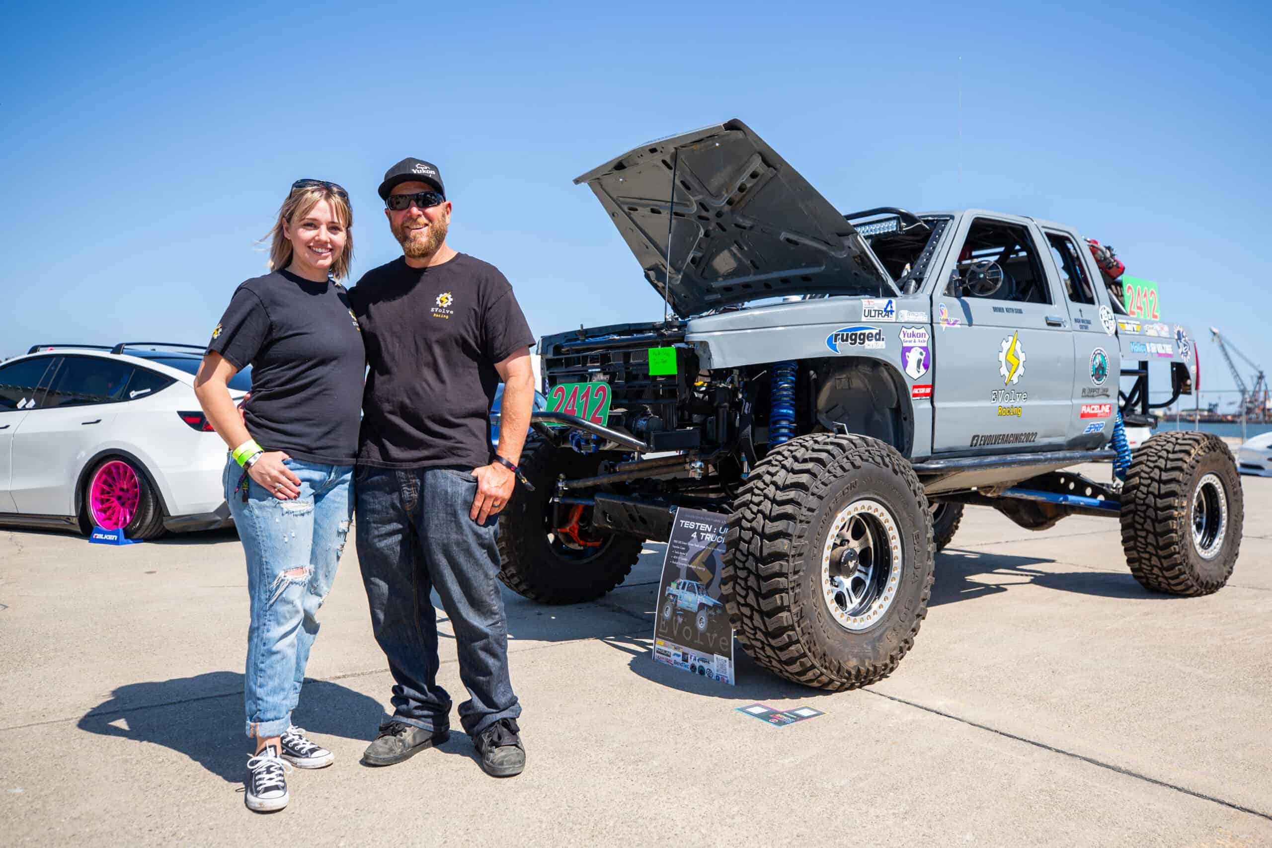 1983 Chevy S10 Tesla Swapped EV Truck Claims Dual Awards
