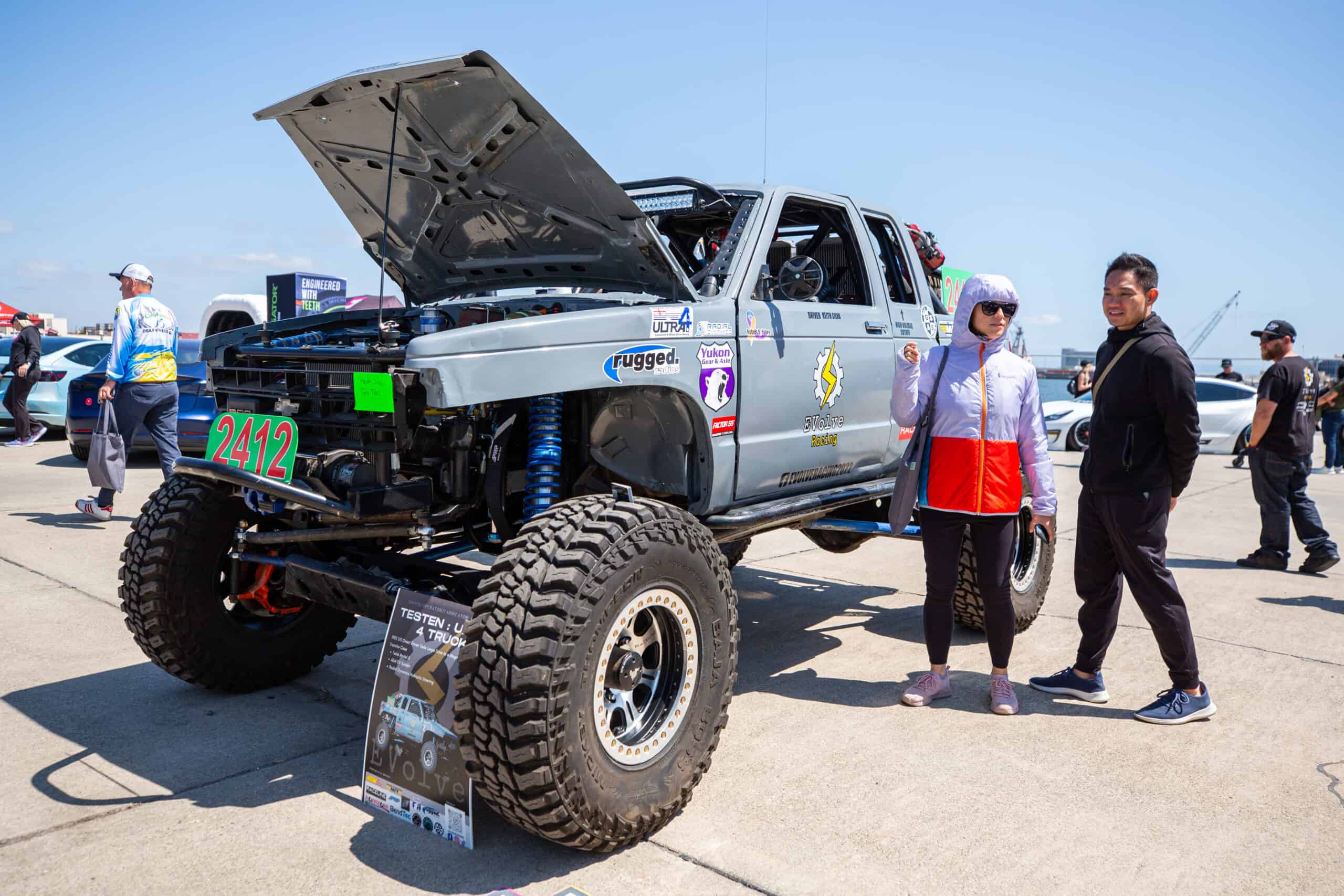 1983 Chevy S10 Tesla Swapped EV Truck Claims Dual Awards