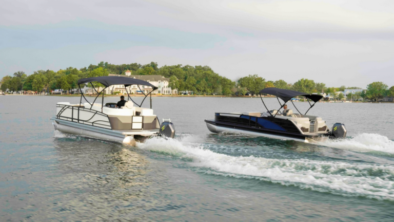Polaris Marine Unveils Two Concept High-Performance Electric Pontoons