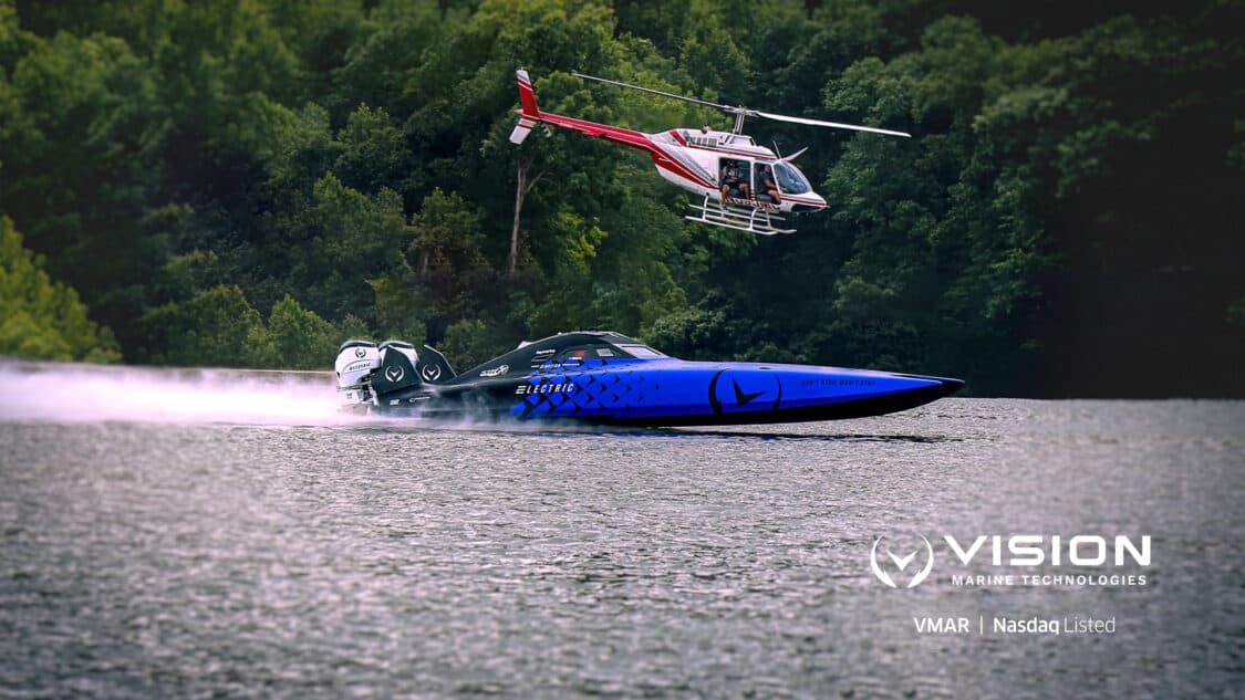 Vision Marine Sets Epic Speed Record and Shares New Recreation e-Boat