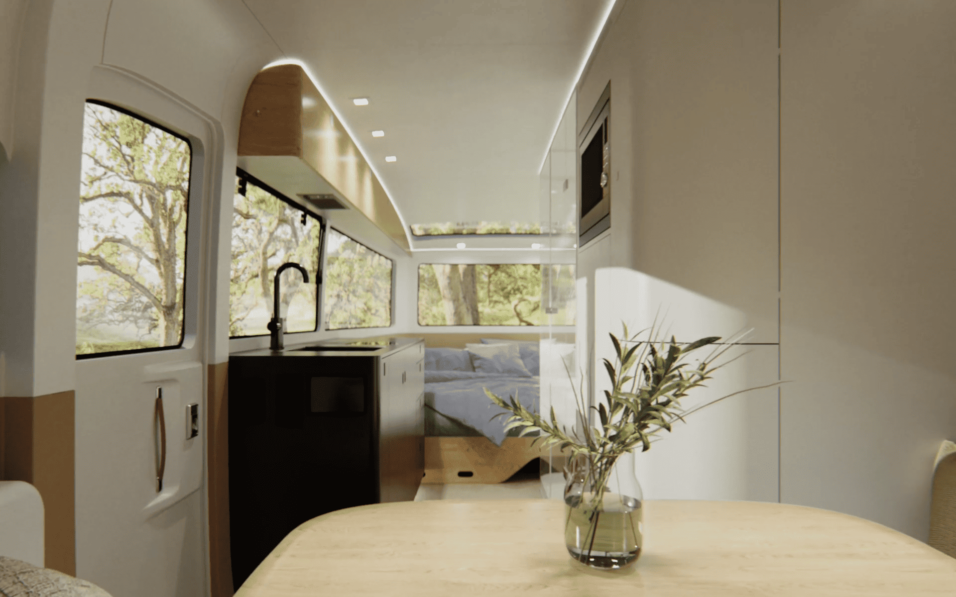 The Pebble Flow Electric RV with 7-Day Off-Grid Capability