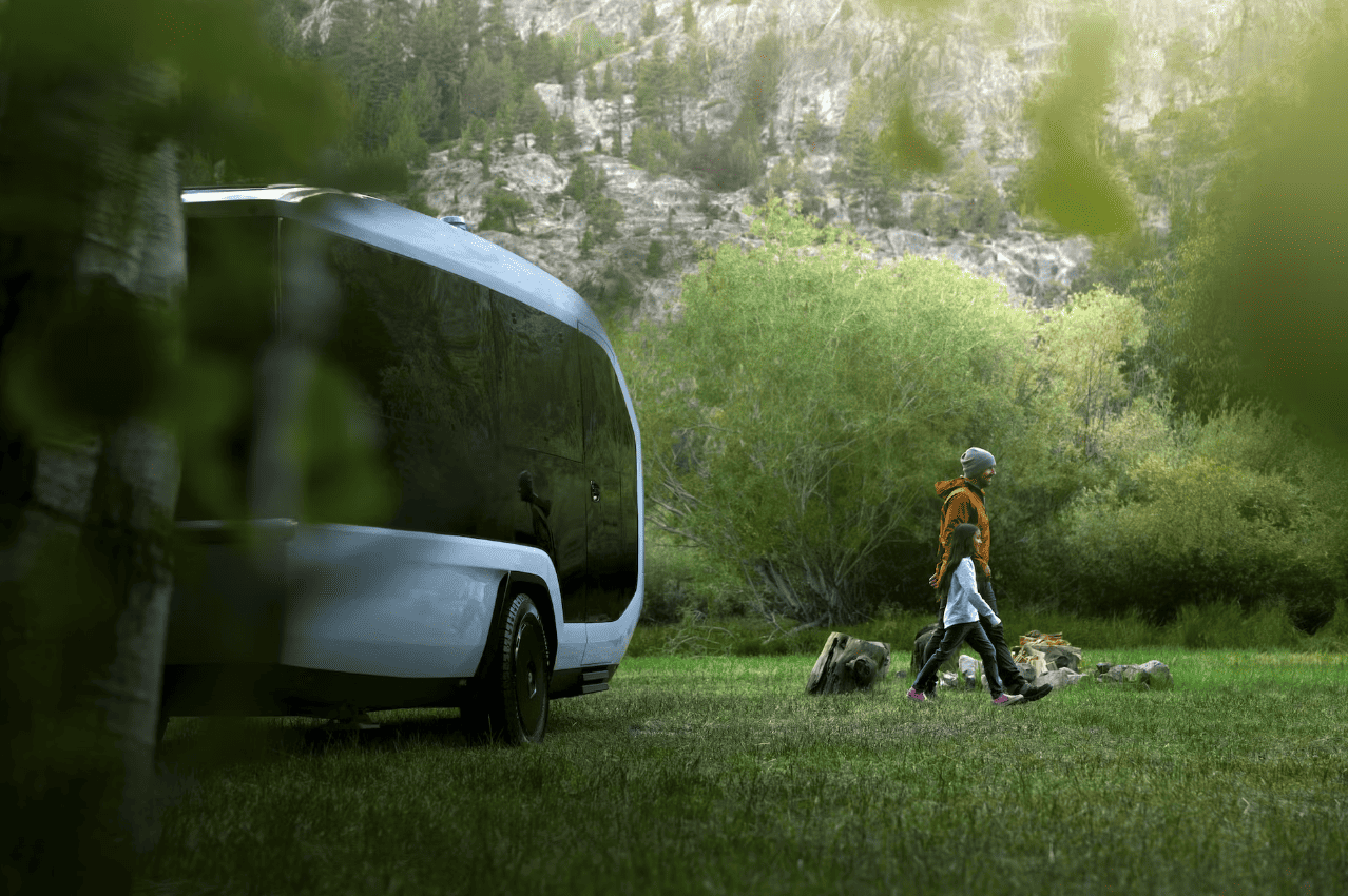 The Pebble Flow Electric RV with 7-Day Off-Grid Capability
