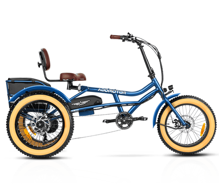 Addmotor Arisetan II M-360 Semi-Recumbent Electric Trike: Comfort, Power, and Versatility