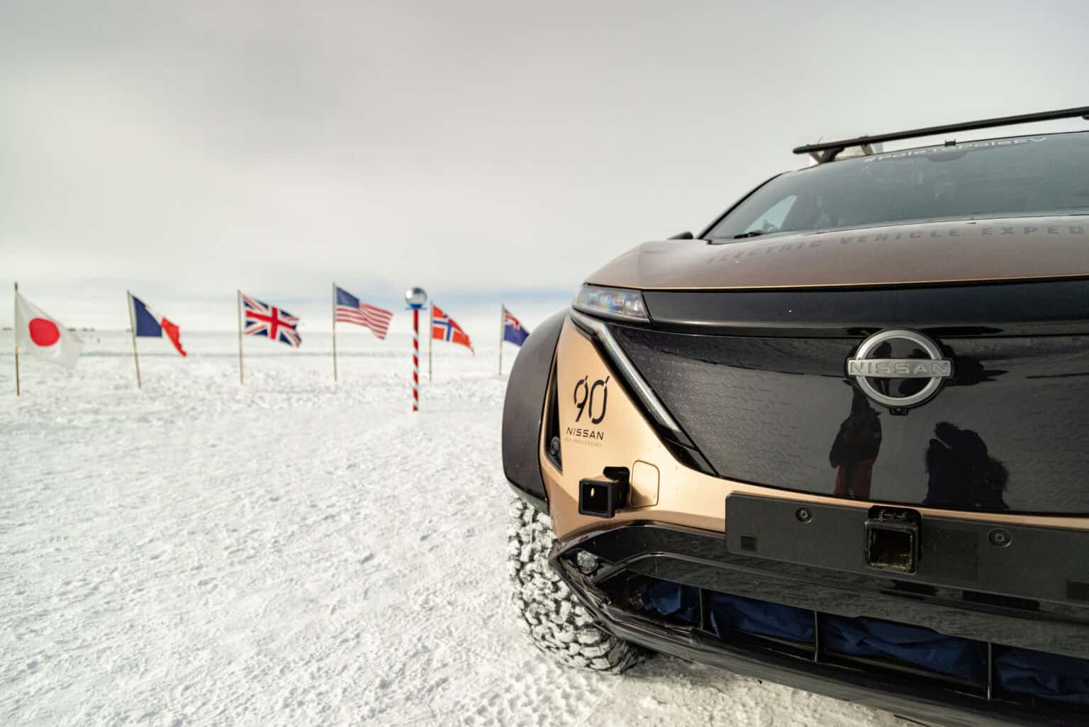Breaking Boundaries: The First Electric Vehicle Expedition to the South Pole in a Nissan Ariya