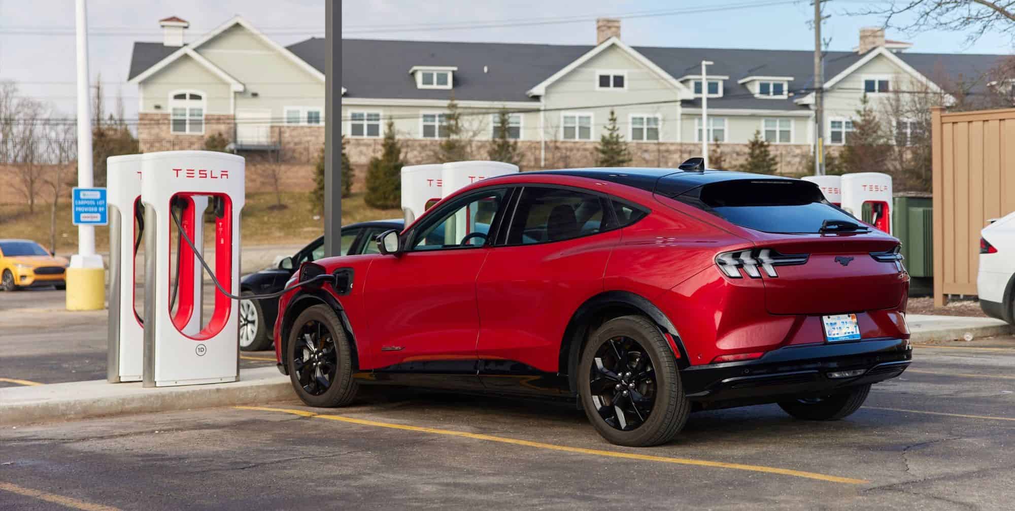 Ford Customers Can Now Charge on Superchargers With Tesla Adapter