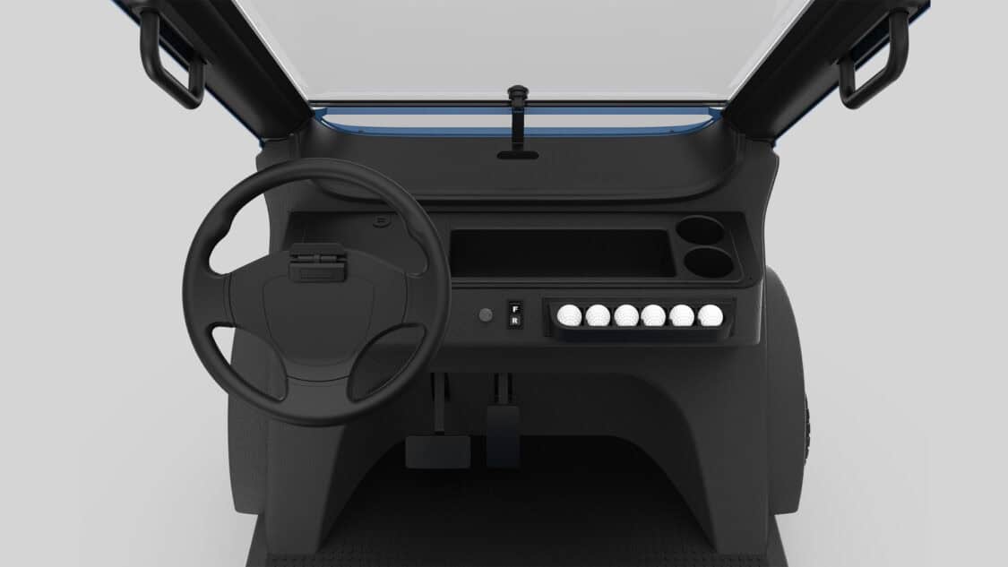 The INNO-F2 Two-Seater Electric Golf Cart Offers a Comfortable Premium ...