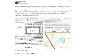 The World’s Biggest Tesla Supercharger Will Have Over 160 Stalls in ...