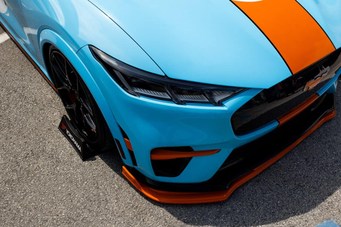 Customizing the Ford Mustang Mach-E GT: Jason Halvorsen's Gulf Oil-Livery Inspired EV
