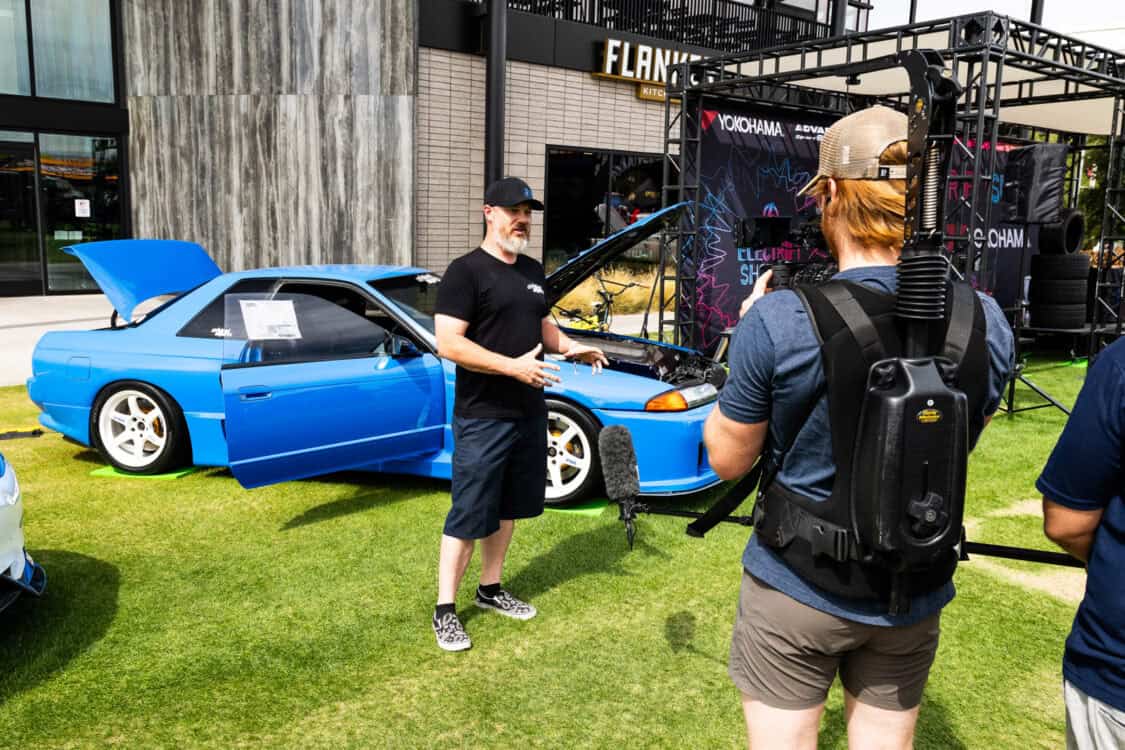 The Electrified Godzilla: Tesla Swapped Nissan Skyline GTR R32 by the ...
