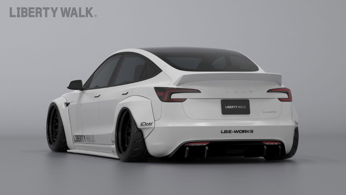 Unveiling LB E WORKS' JDM-Inspired Body Kit for the 2024 Tesla Model 3 ...