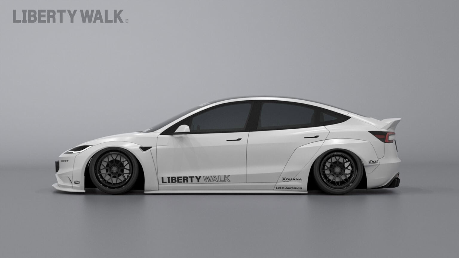 Unveiling LB E WORKS' JDM-Inspired Body Kit for the 2024 Tesla Model 3 ...