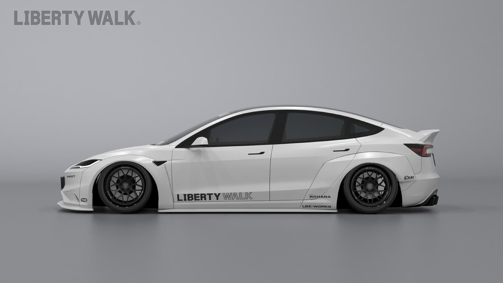 Unveiling LB E WORKS' JDM-Inspired Body Kit for the 2024 Tesla Model 3 ...