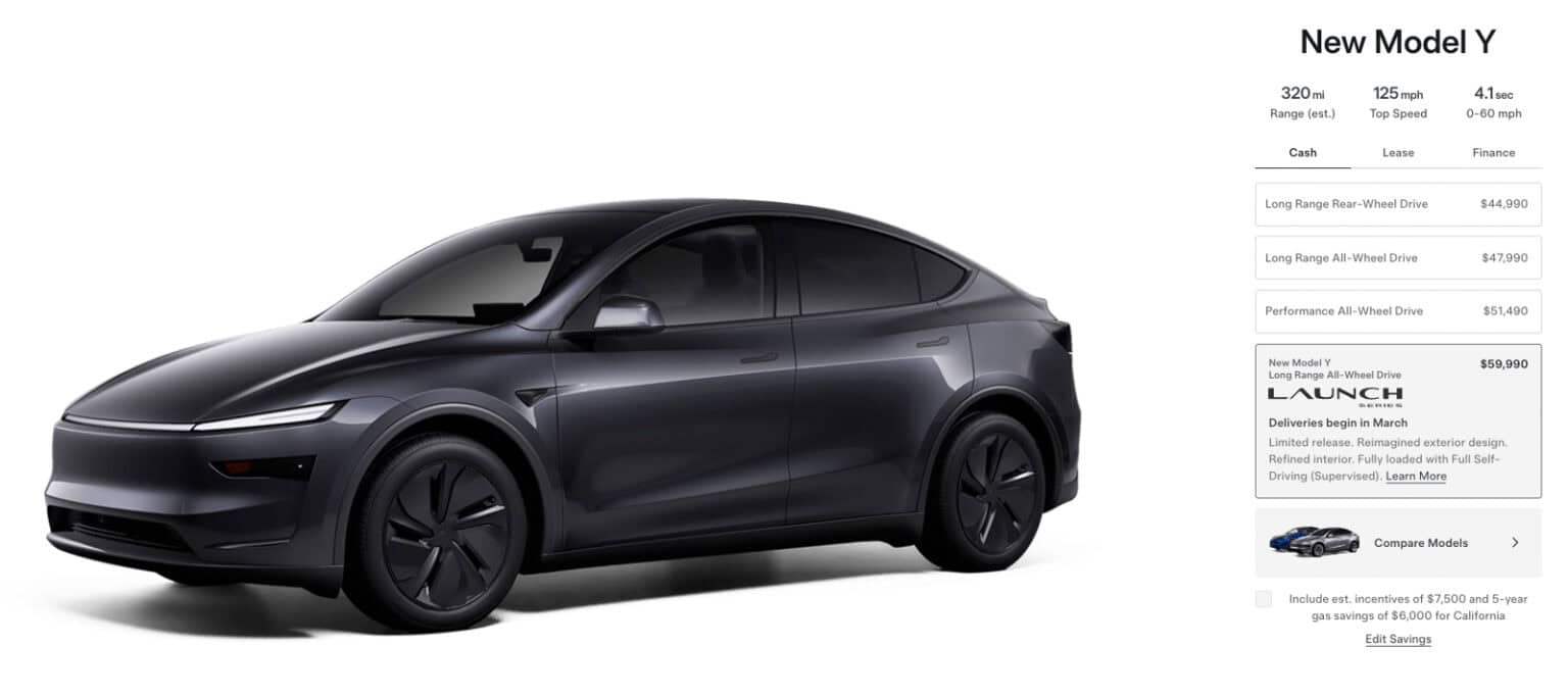 Tesla Model Y Launch Series Arrives in Canada and USA Starting at $59,990