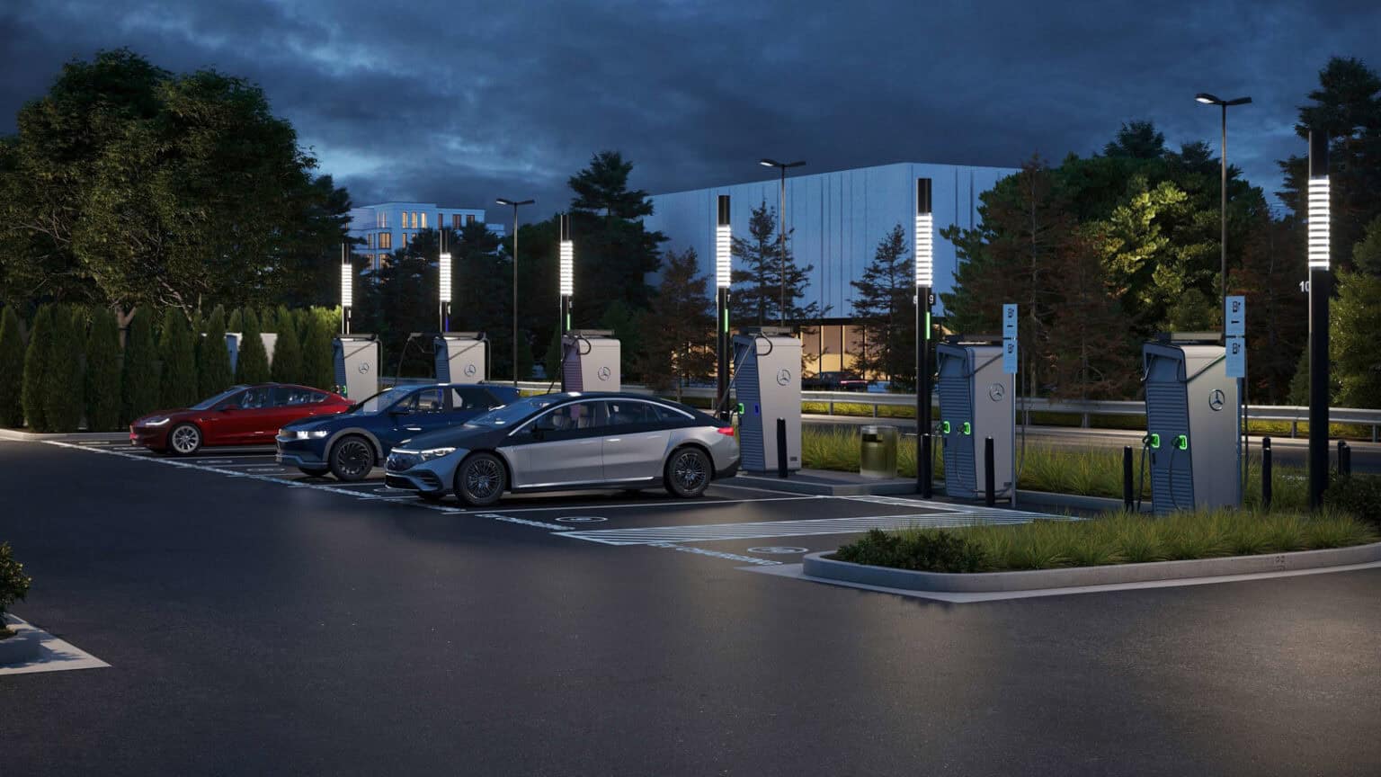 500 Mercedes-Benz HPC Chargers Are Coming to These 50 Shopping Centers